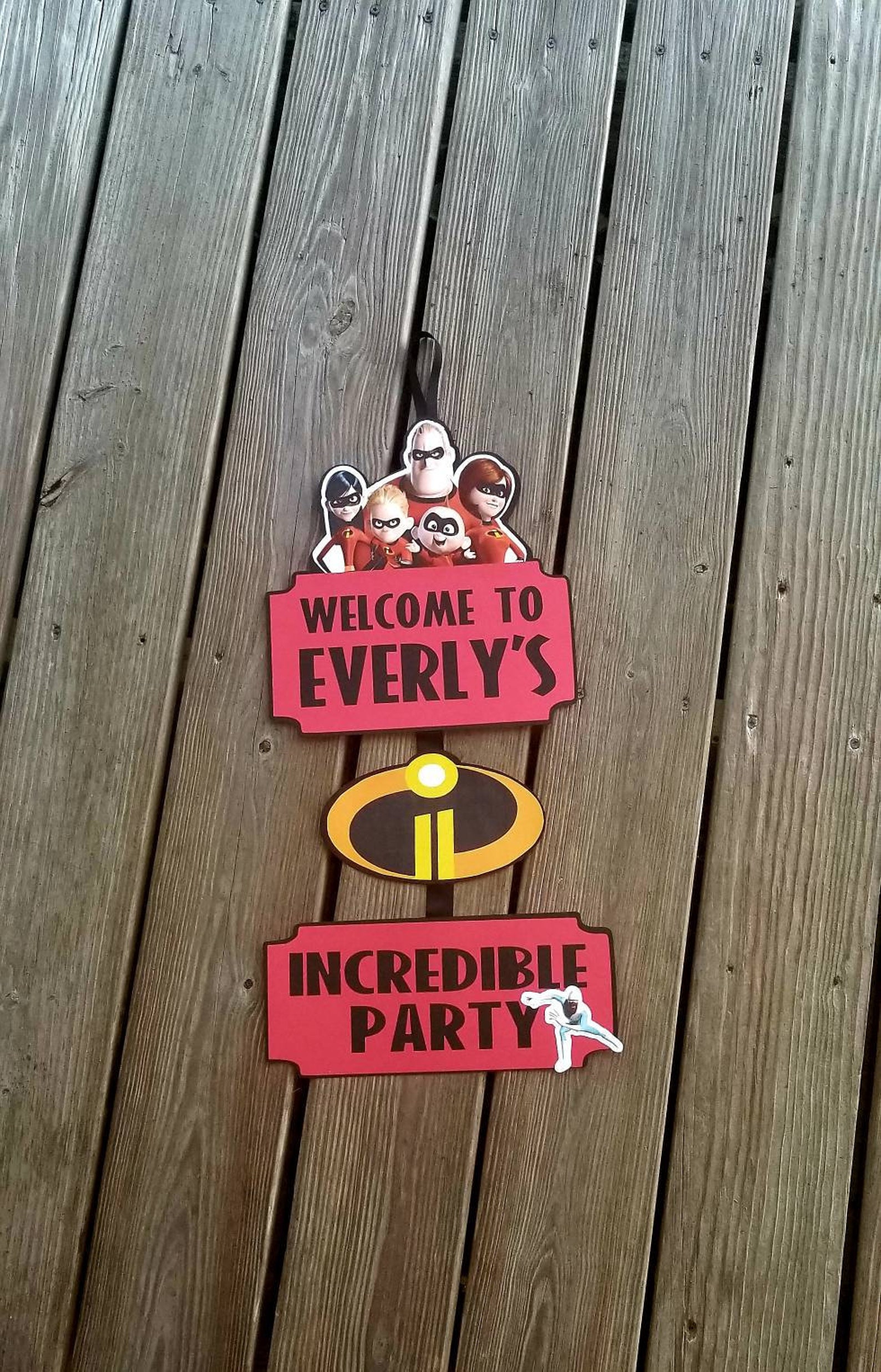 Party Sign. Door Sign. Personalized Centerpiece - Etsy