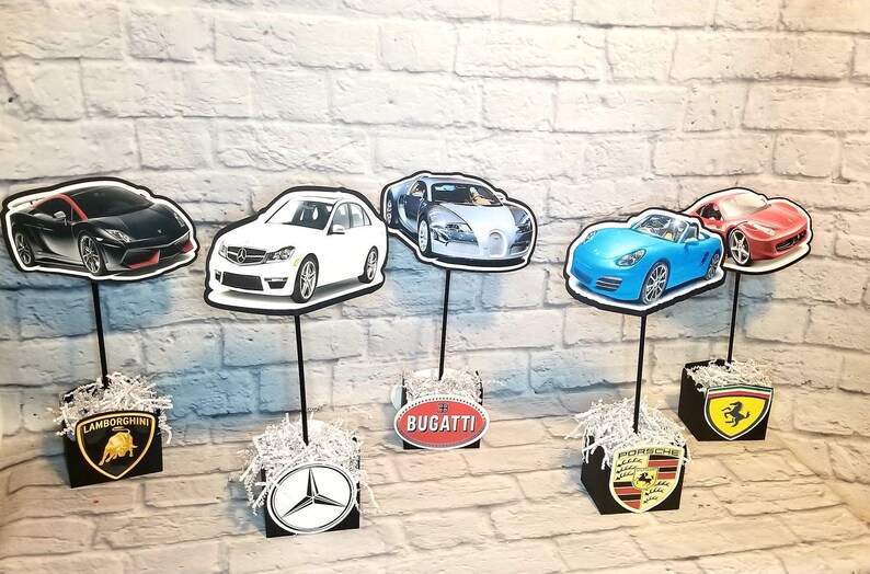 Car Themed Centerpiece. Luxury. Exotic - Etsy