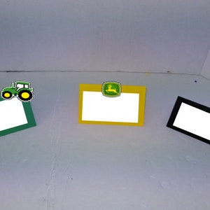 TRACTOR Tent Cards, Seating Cards, Food Labels. - Etsy