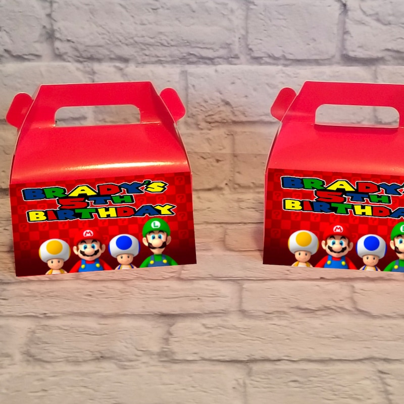 Super Mario Candy Boxes - Etsy