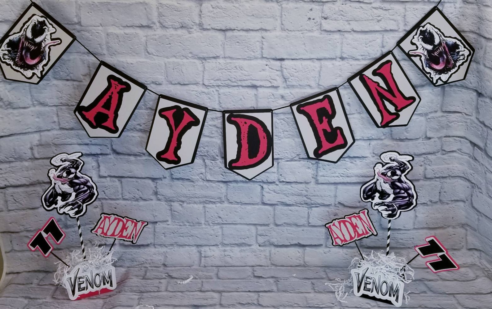 Banner Venom Personalized | Etsy