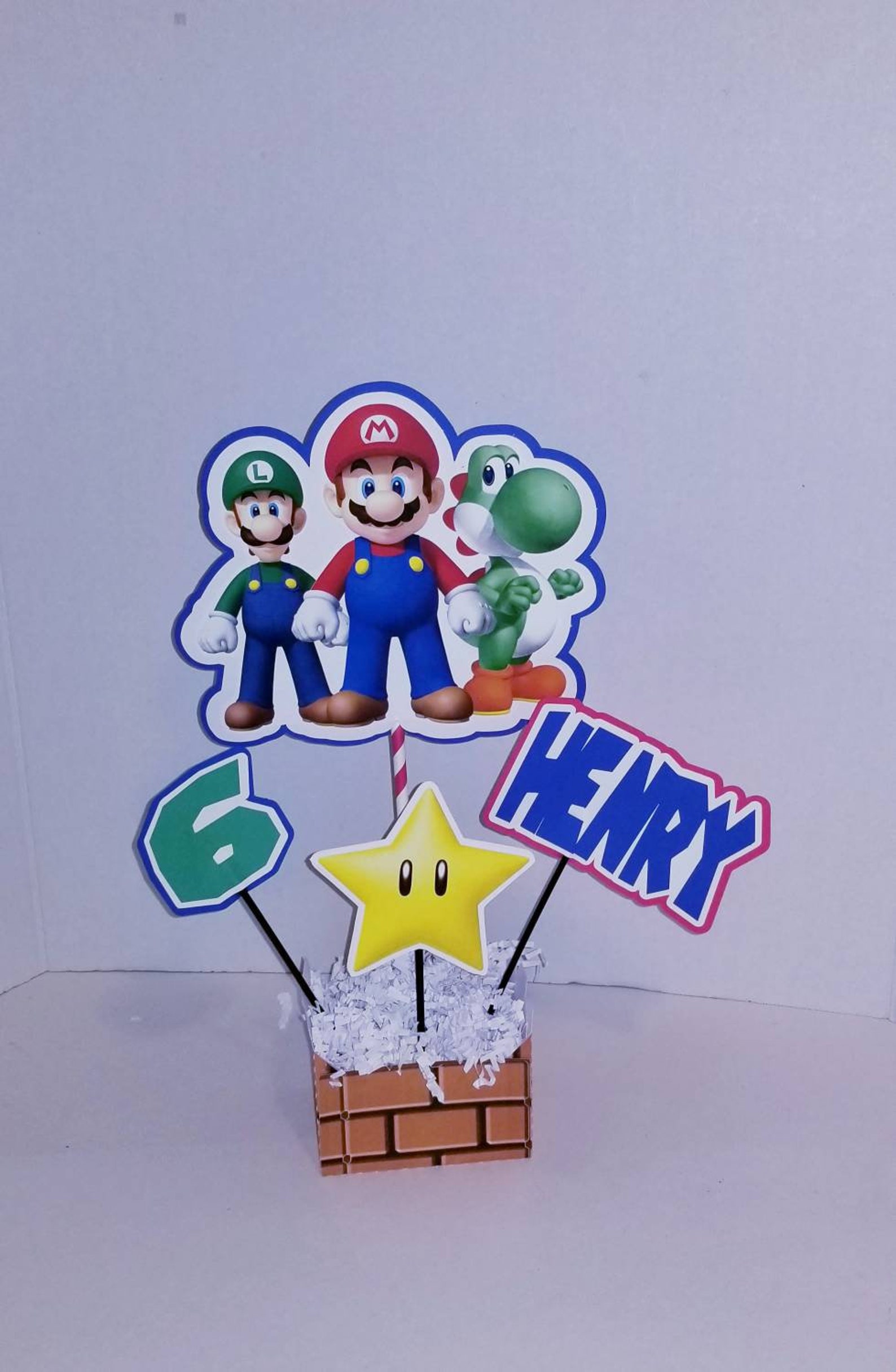 Mario Party Centerpieces Decorations. - Etsy