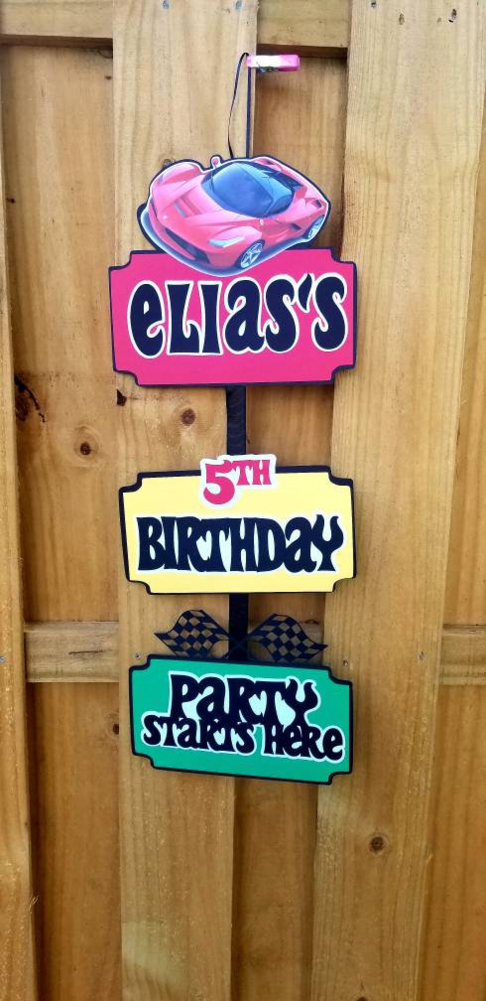 Road Sign. Race Car Birthday. - Etsy