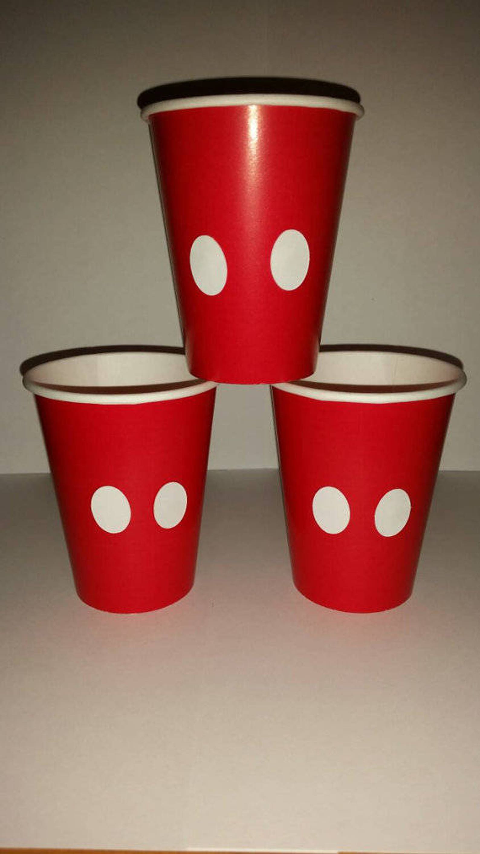 Complete Mickey Themed Table Set for 10 Includes Cups | Etsy