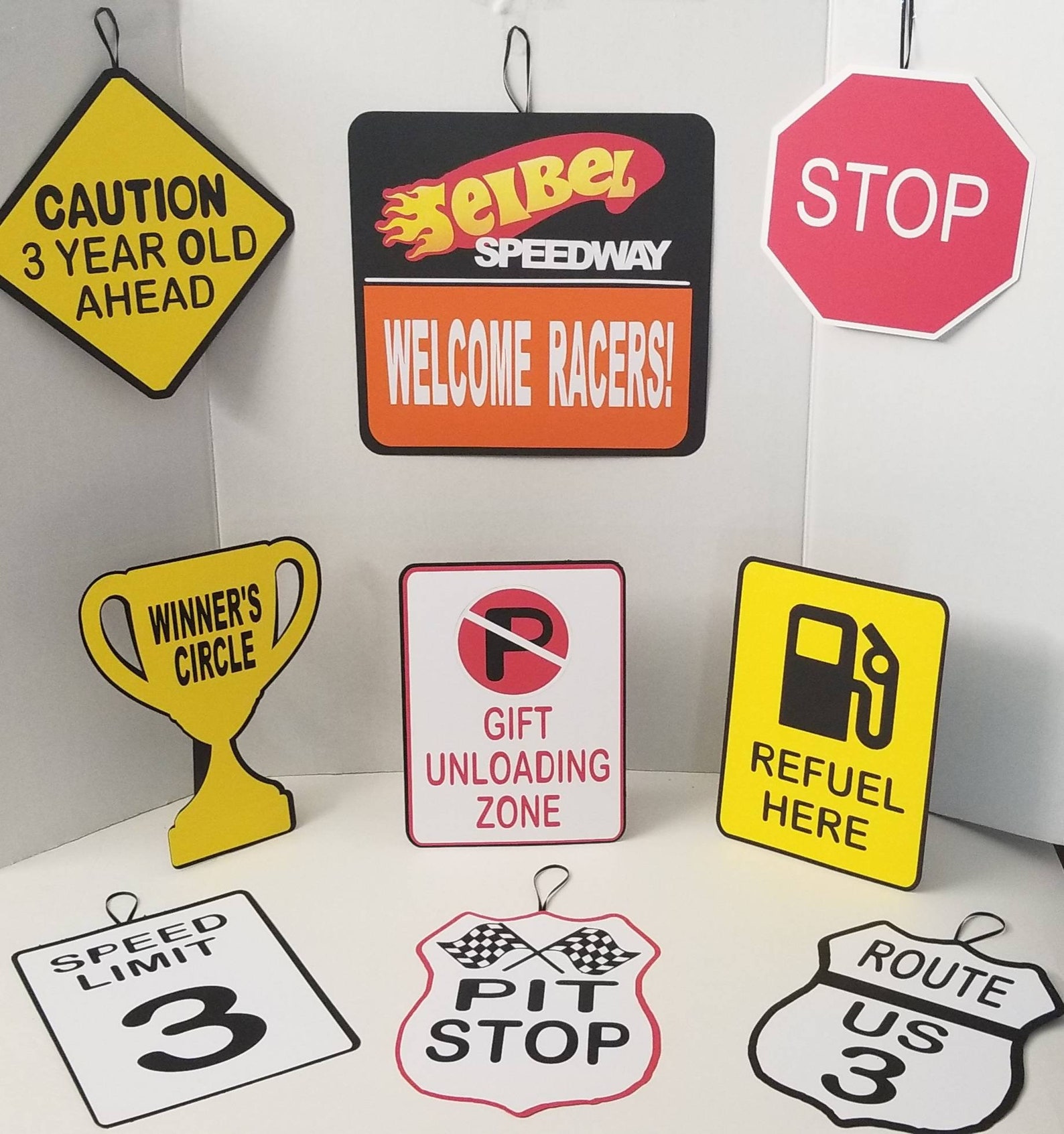 Personalized Party Door or Table Signs . Race Car Birthday. - Etsy