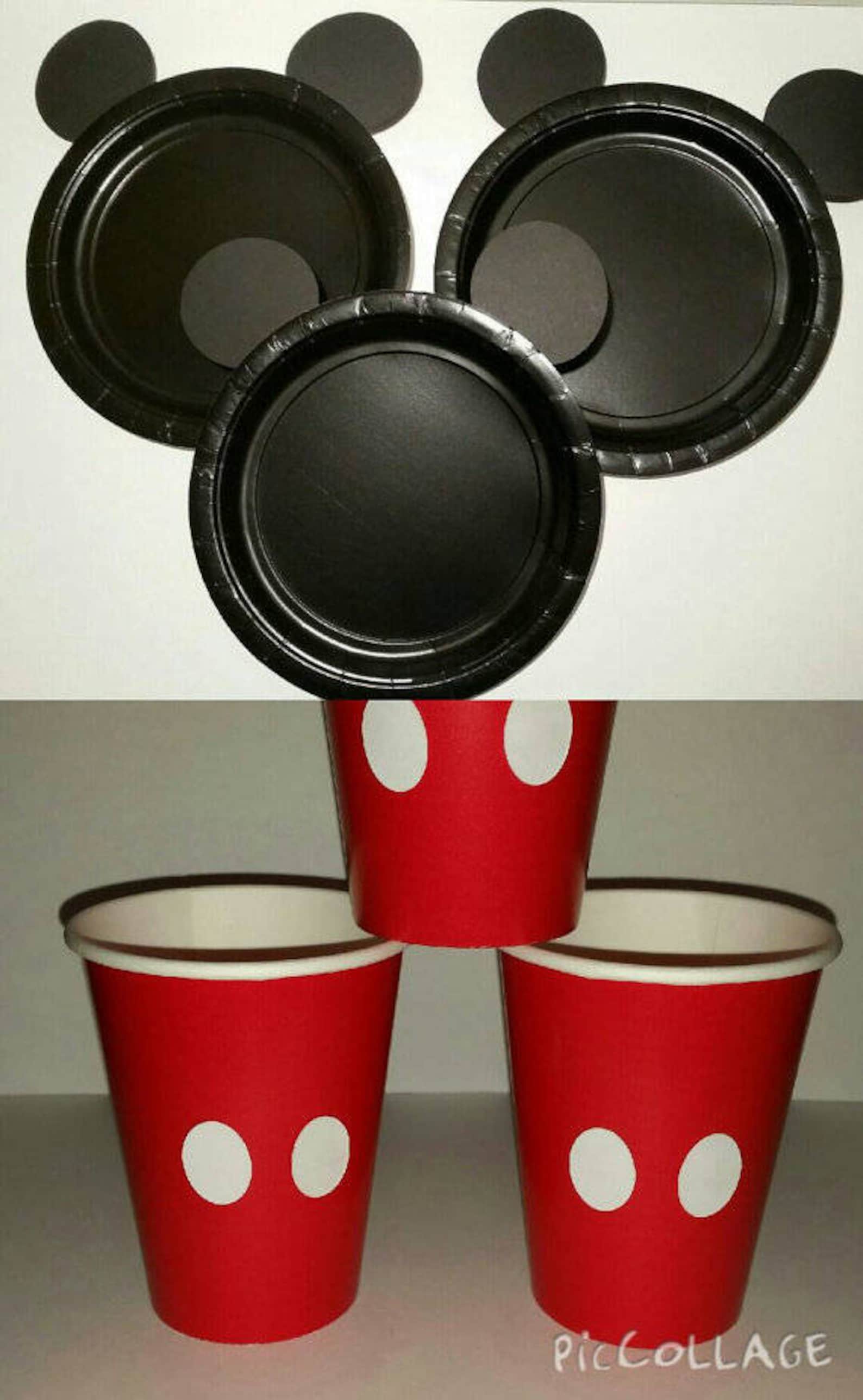 Complete Mickey Themed Table Set for 10 Includes Cups | Etsy