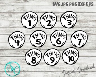 Thing 2 costume | Etsy