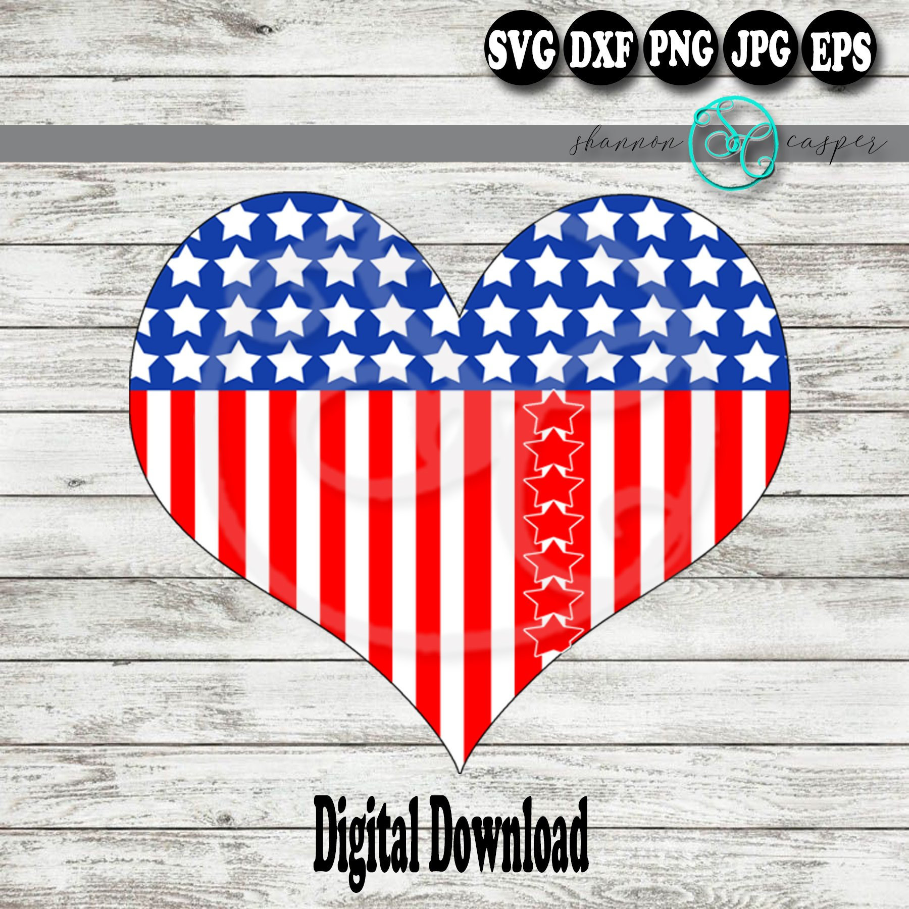 Download USA Flag Heart Svg Cutting File American Flag Heart Clipart ...