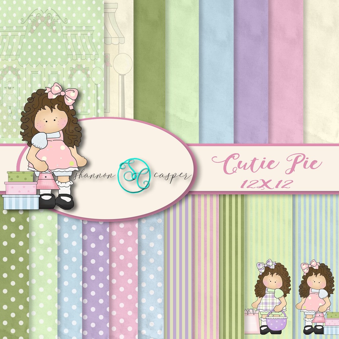 Digital Paper Pack, 12X12, 300 DPI, Personal and Commercial Use Allowed ...