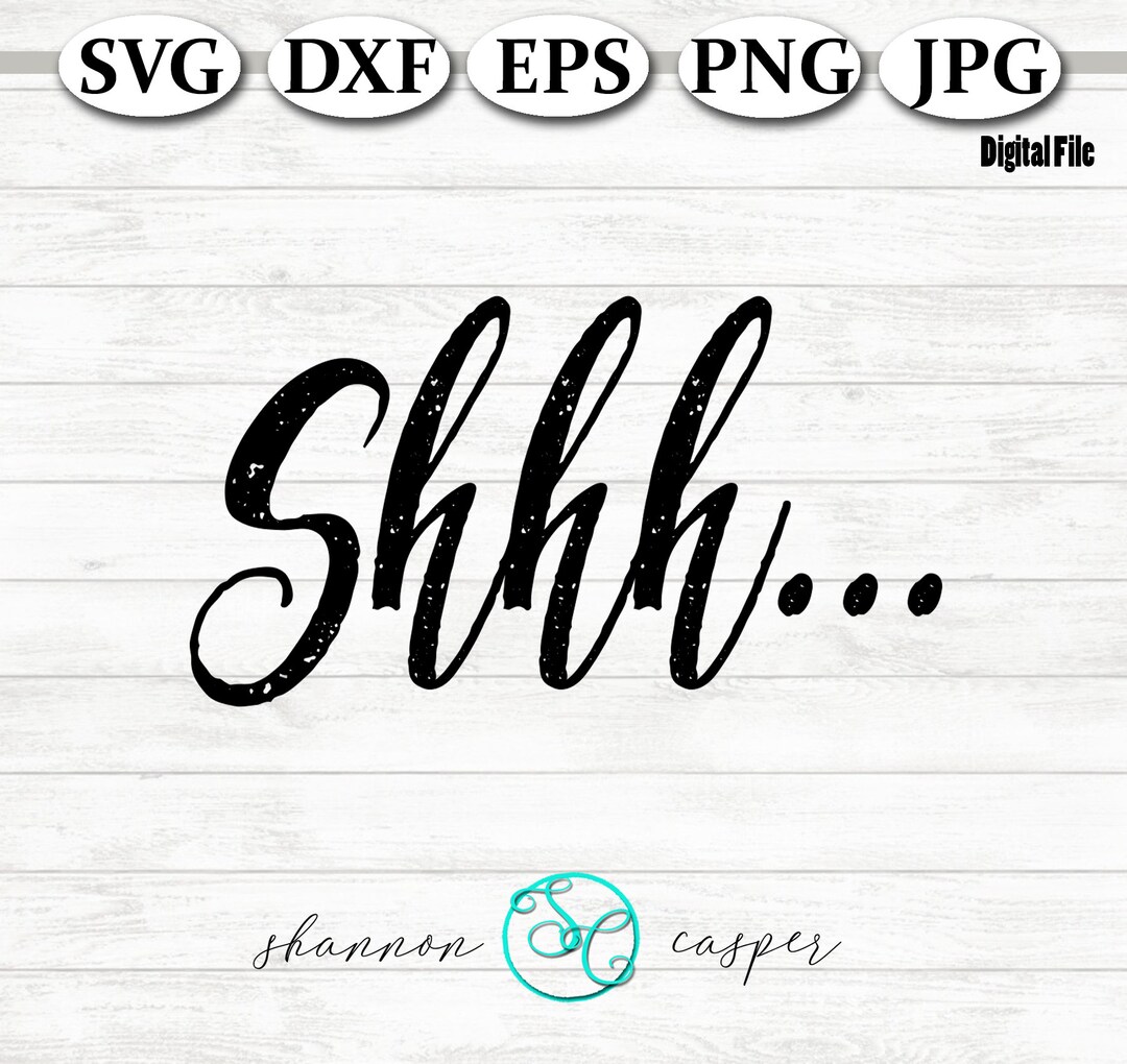 Funny Coffee Quote SVG Shhhh.... - Etsy