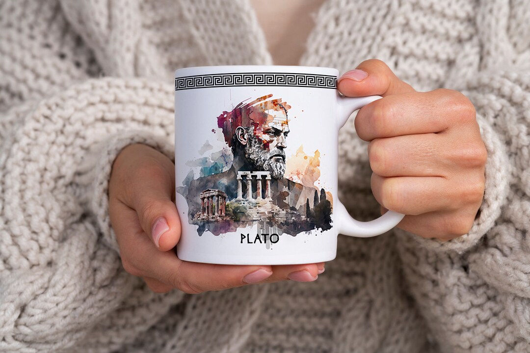 Ancient Greek Plato Quote Mug Philosophy Gift From Greece - Etsy