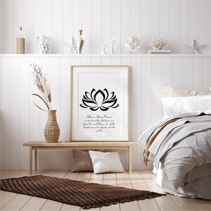 Motivational Yoga Quote Wall Prints, Spiritual Wall Decor ...