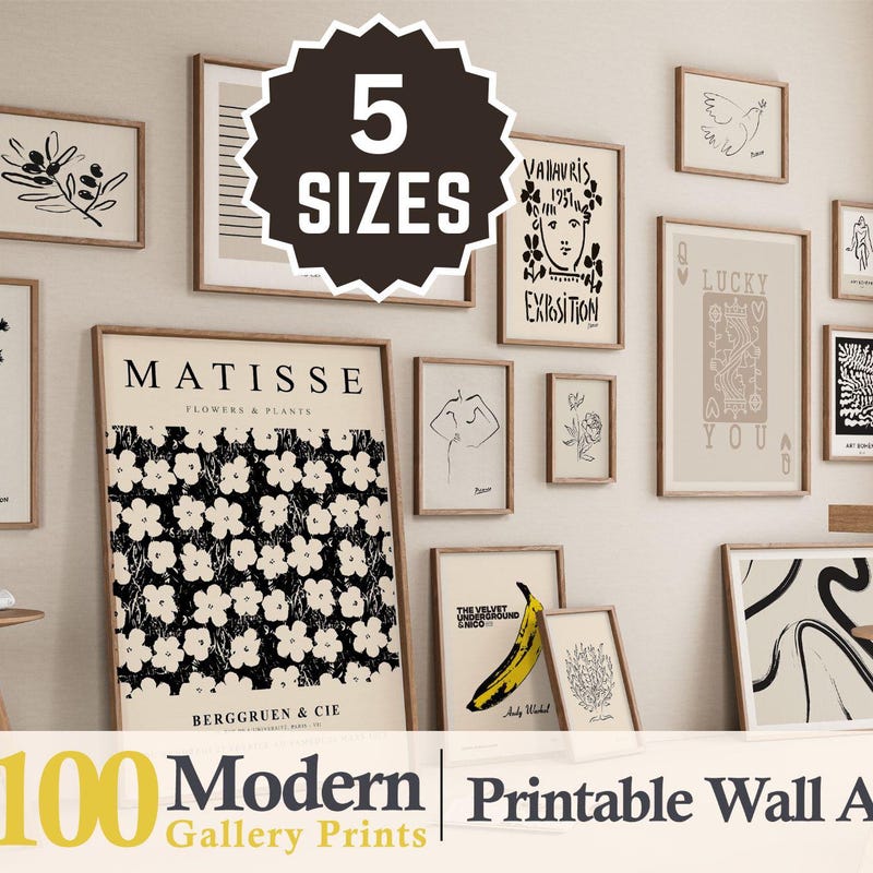 Downloadable Gallery Wall - Etsy