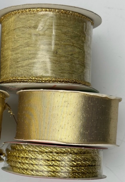 Metallic Gold Ribbon - Etsy