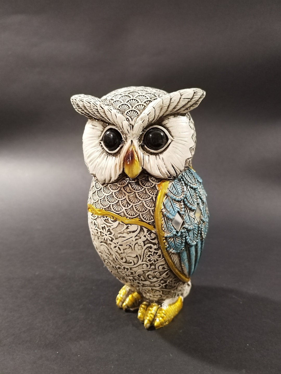 Owl Statue, Lovely Owl Figure, Owl Home Decor, Owl Figurine, Owl Decor ...