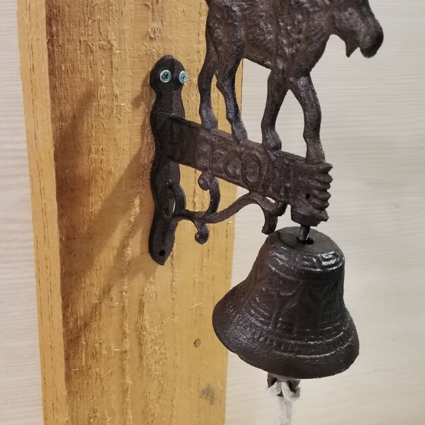 Cast Iron Door Hanging Bell - Etsy