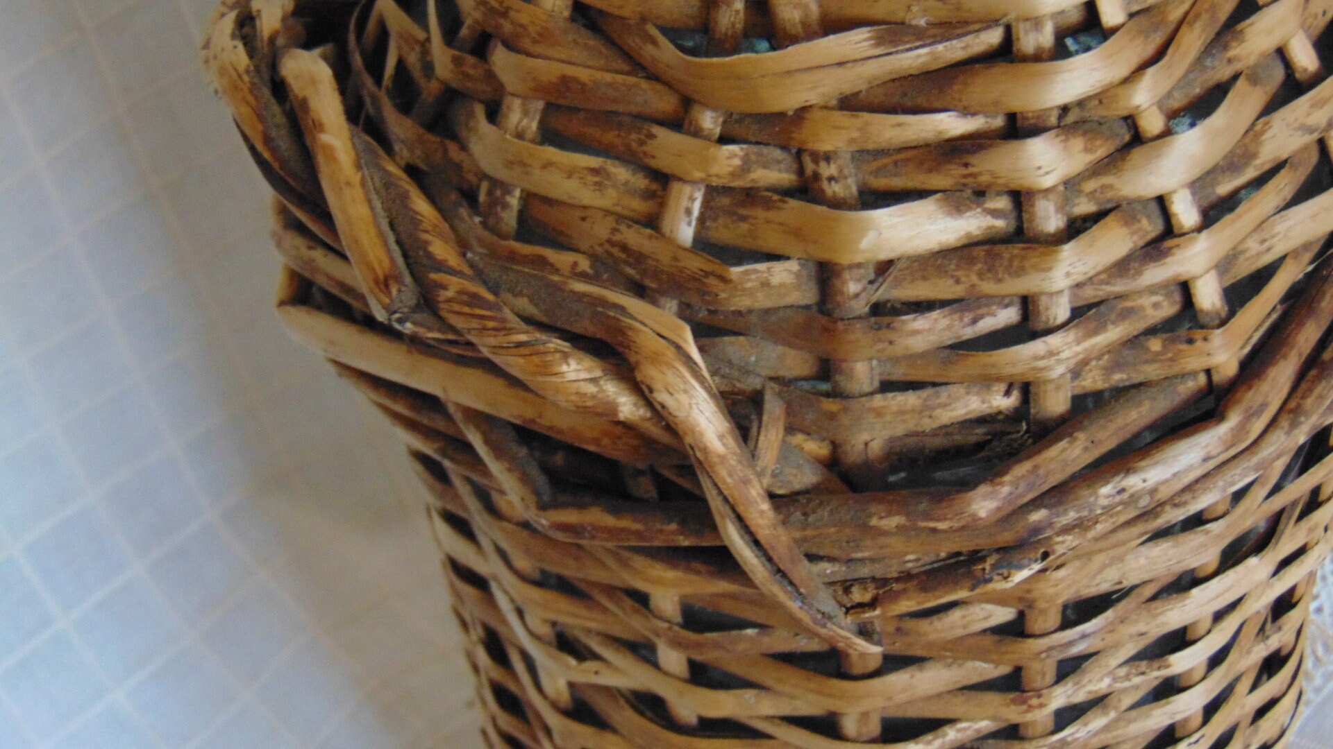 Vintage Wicker Glass Jar 3 L Old Wicker Jar Large Wrapped - Etsy UK