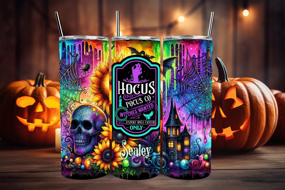 Hocus Pocus Insulated 20oz Tumbler Personalized - Etsy