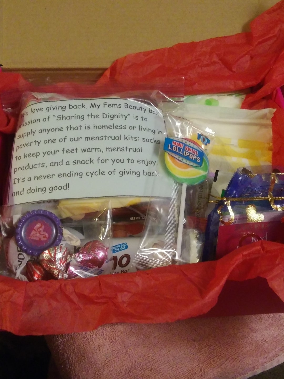 Amazing Teen Period Survival Kit, Period Gift Box, Period Readiness Kit ...