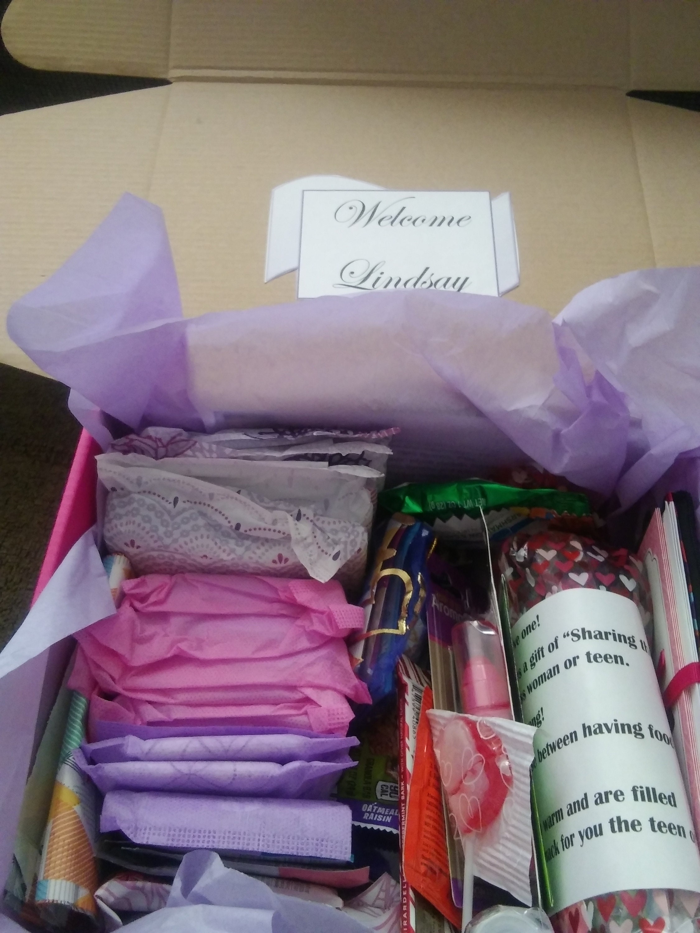 Amazing Teen Period Survival Kit, Period Gift Box, Period Readiness Kit ...