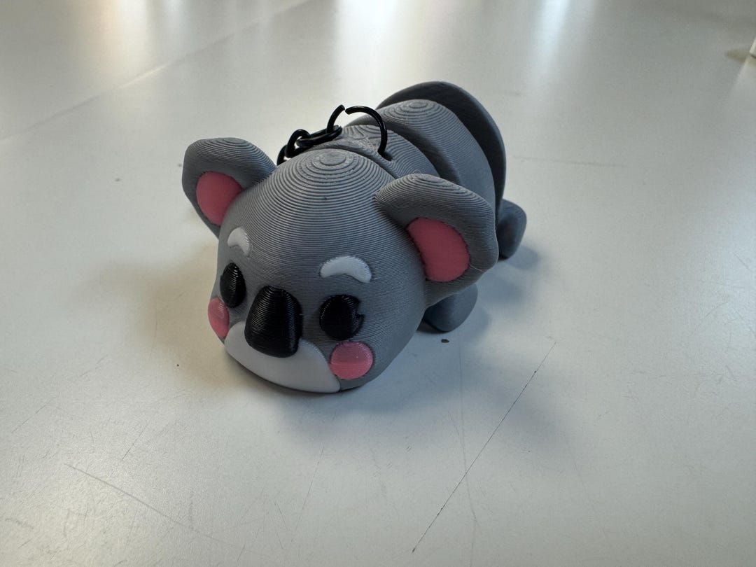 Koala Key Chain 3D Printed - Etsy