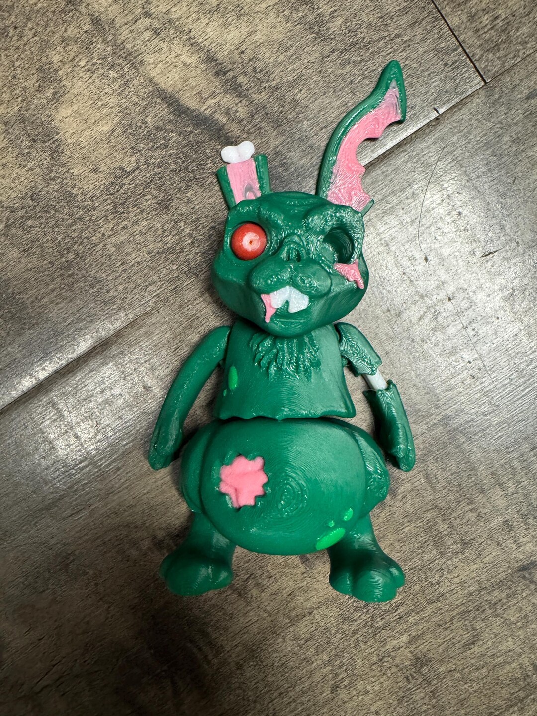 3D Printed Zombie Rabbit Articulated - Etsy