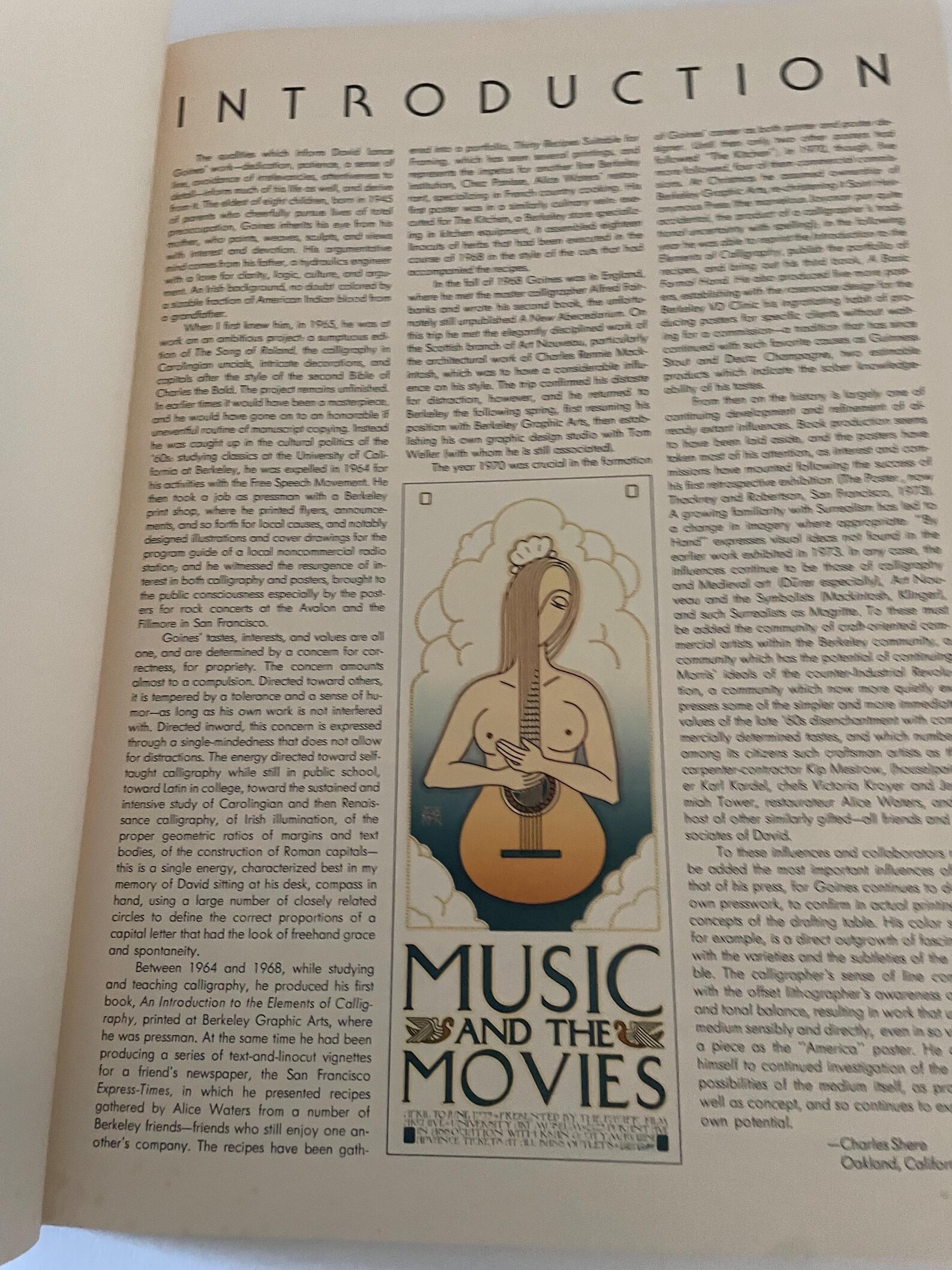 David Lance Goines Poster Book 1978 Harmony Books Published Vintage - Etsy