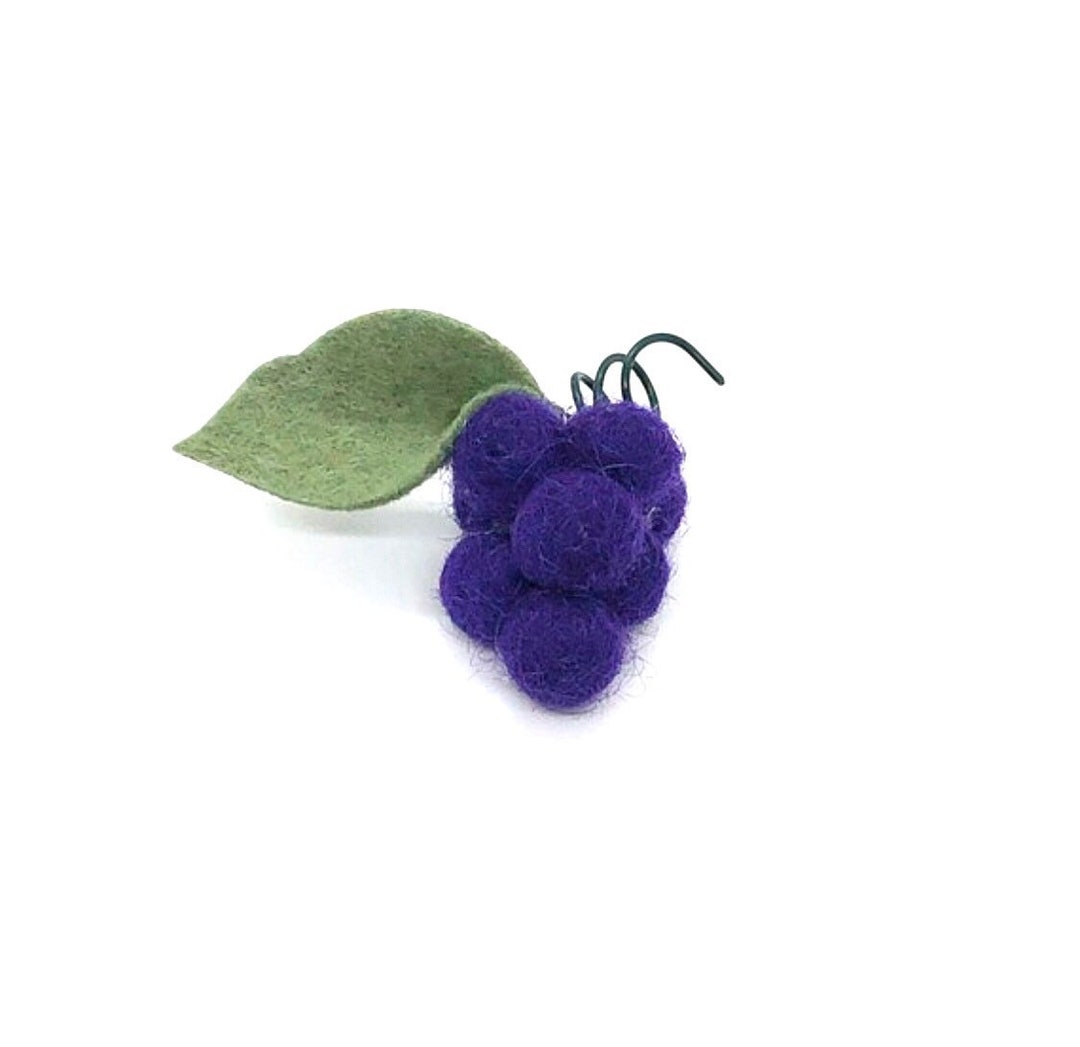 Felt Grapes Headband Grapes Hair Clip - Etsy