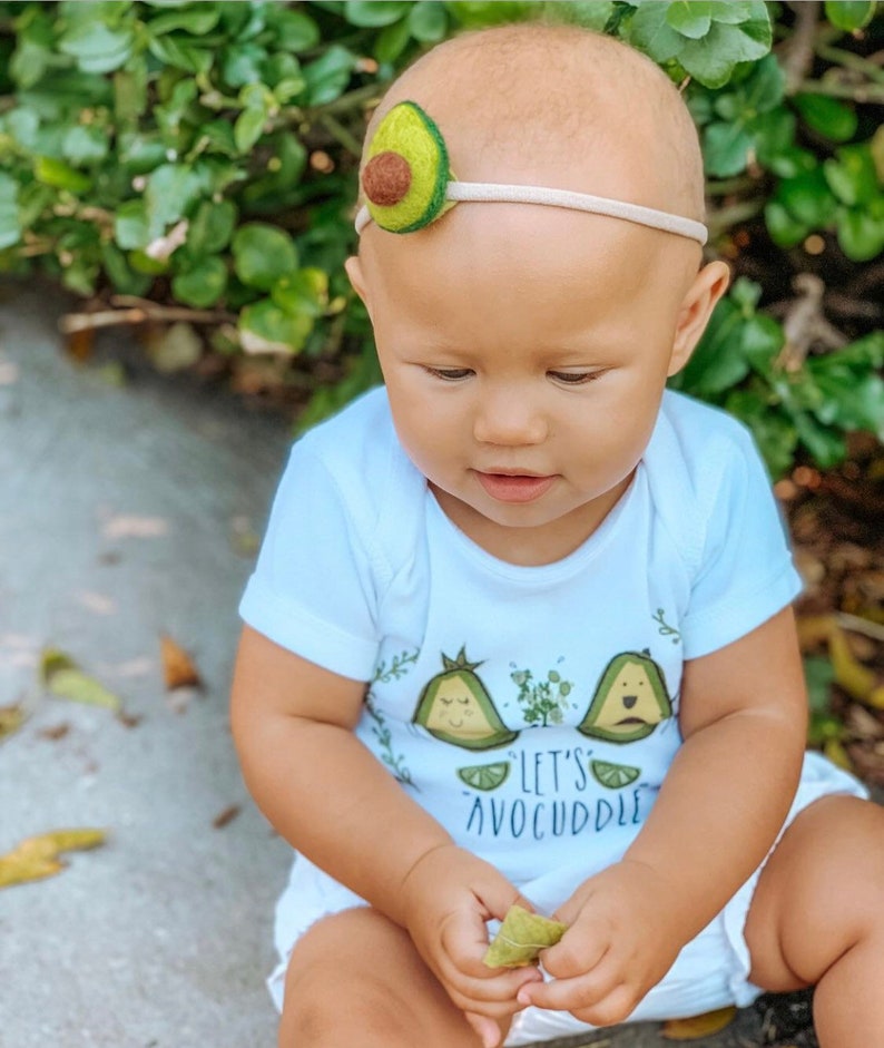 Felt Avocado Headband Avocado Hair Clip Taco Tuesday Taco - Etsy