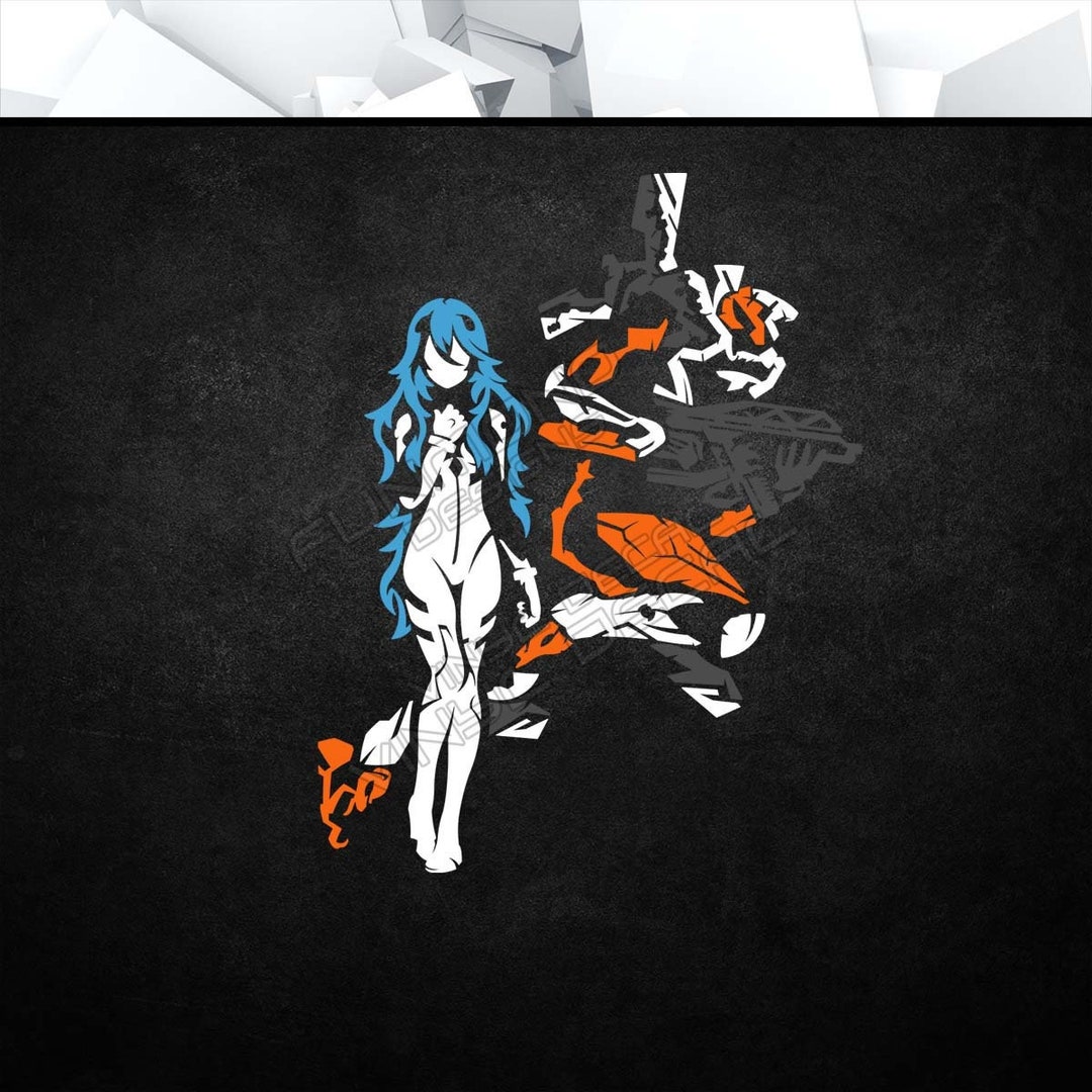 EVA Vinyl Decal animation Anime Video Game Console Car Window Glass ...