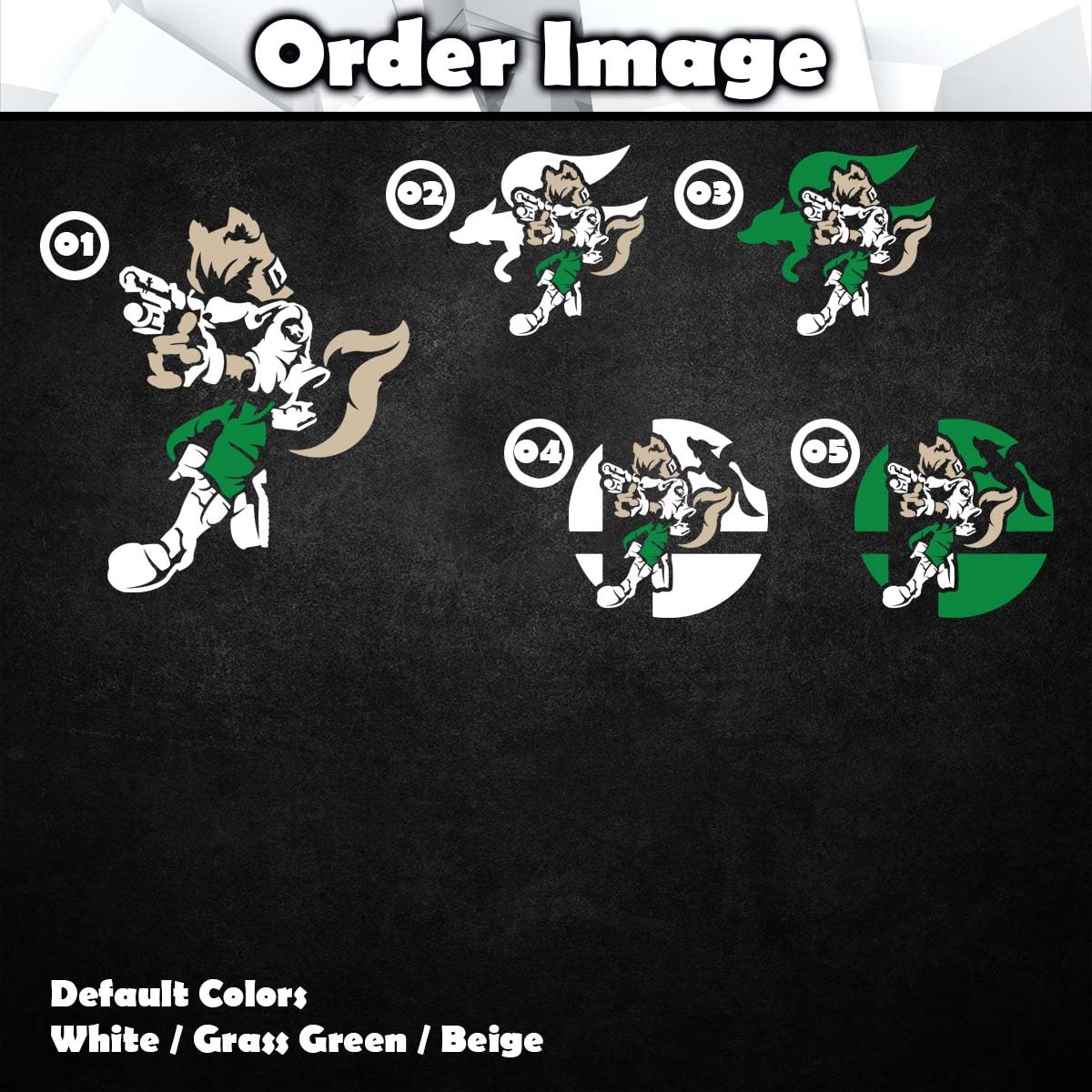 SFX - Vinyl Decal (animation Anime Video Game Console Car Window Glass ...