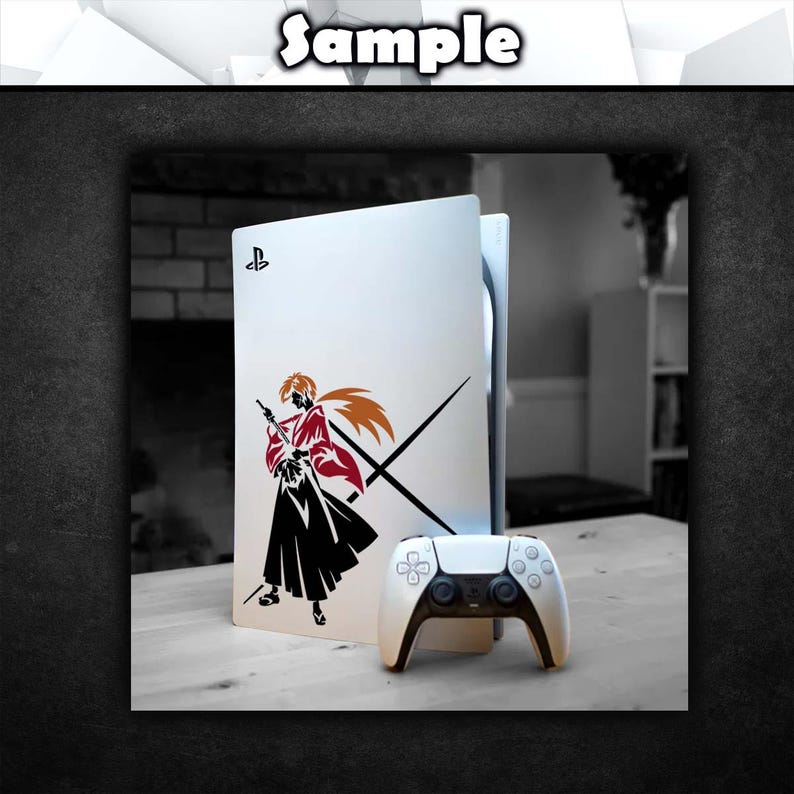 KSN - Samurai Vinyl Decal (animation Anime Video Game Console Car ...