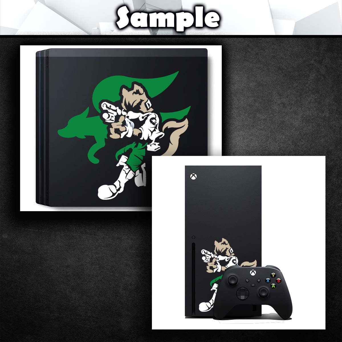 SFX - Vinyl Decal (animation Anime Video Game Console Car Window Glass ...