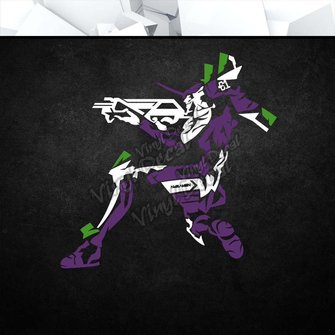 EVA Vinyl Decal animation Anime Video Game Console Car Window Glass ...