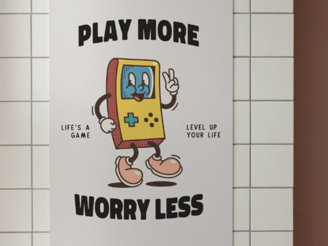 Retro Video Game - Digital Download Retro Art: Retro Character Inspired ...