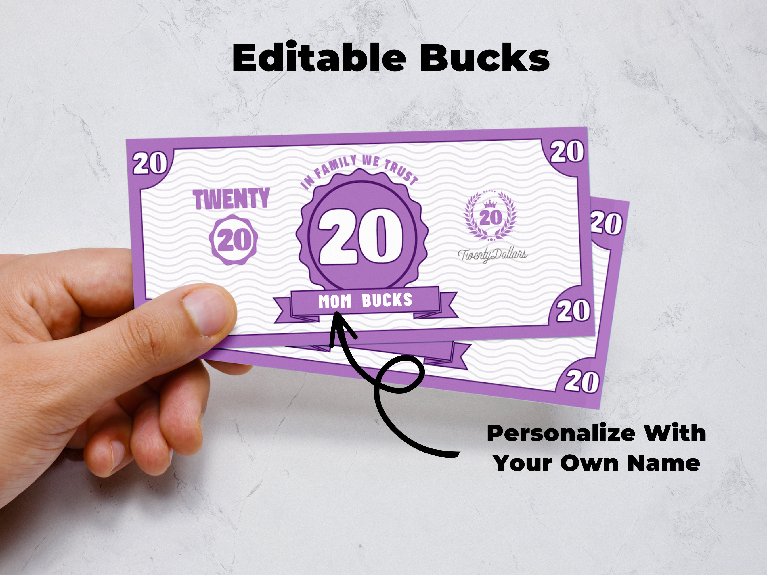 Customizable Kids Reward Bucks and Chore Chart Printable Play Money ...