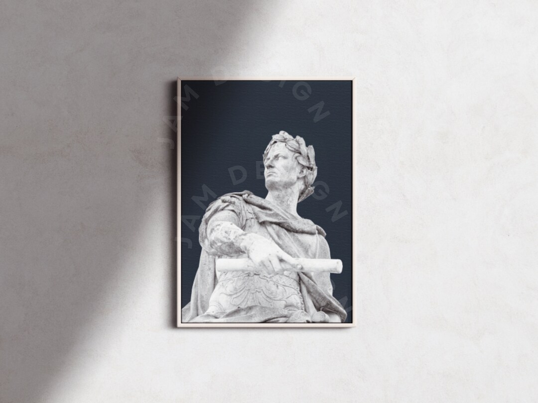 Roman Emperor - Aesthetic Print - Iconic Sculpture Silhouette - Digital ...