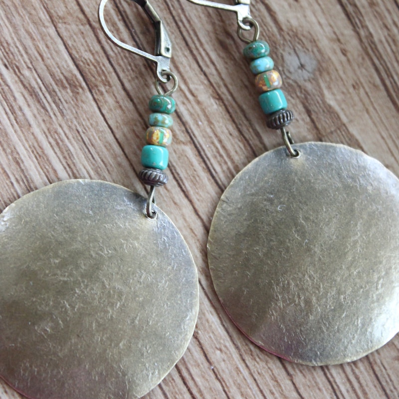 Bohemian Earrings - Etsy