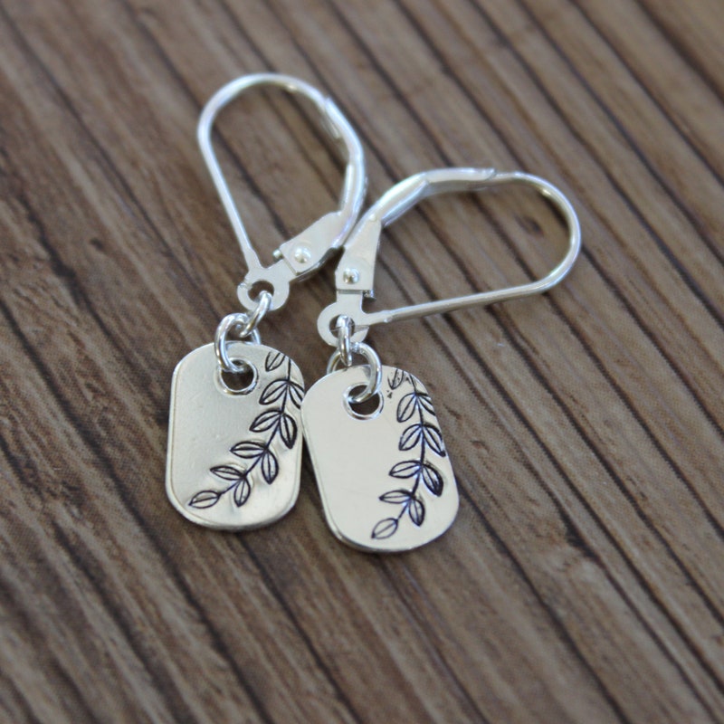 Tiny Dangle Earrings - Etsy