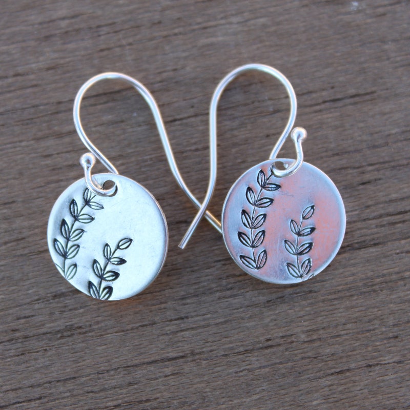 Silver Earrings - Etsy