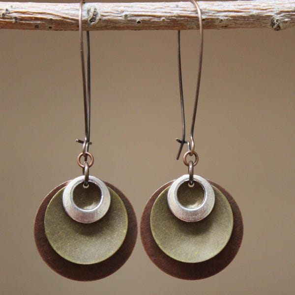 Metal Earrings - Etsy