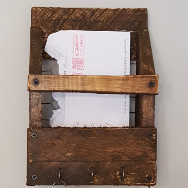 Mail and Key Holder - Etsy