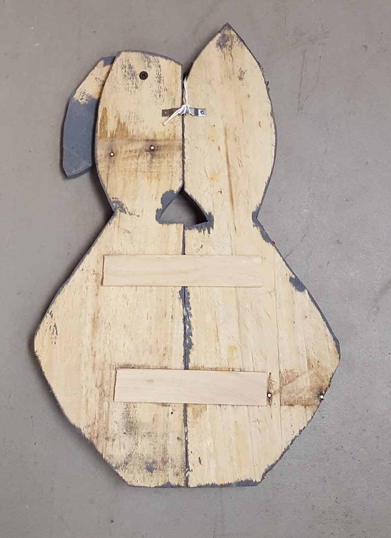 Pallet Wood Bunny, Easter Decor, Rustic Bunny, Brown Rabbit, Wall ...