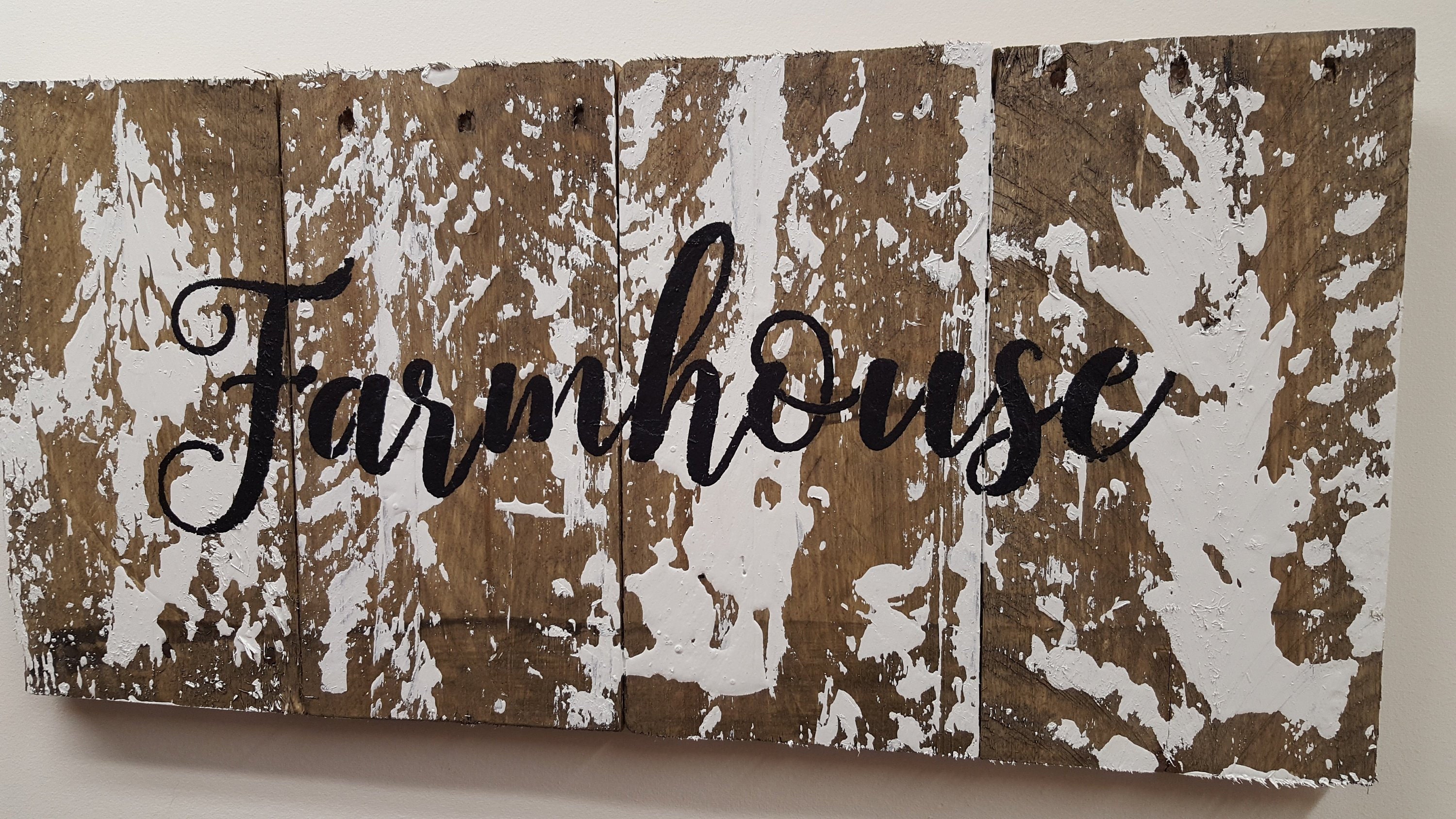 Rustic Farmhouse Sign, Farmhouse Wall Decor, Barn Wood Style, Country ...