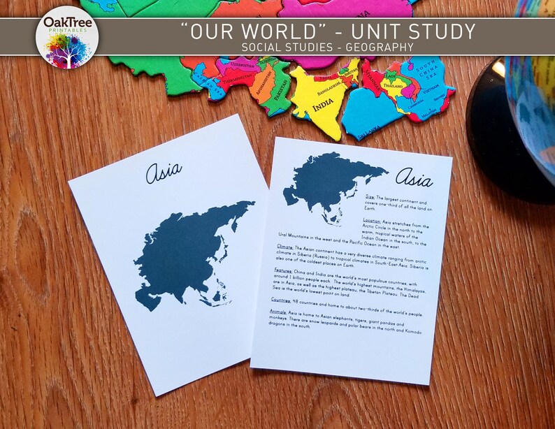 Our World Unit Study Bundle Homeschool School at Home | Etsy