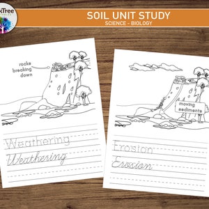 Soil Unit Study Bundle, Homeschool, School at Home, Montessori Inspired ...