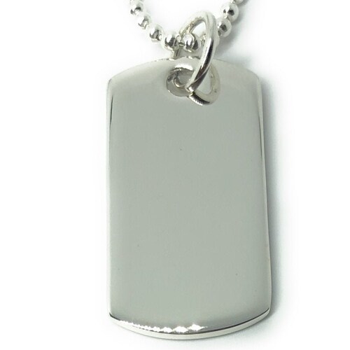 Large Dog Tag Stamping Blank 22 GAUGE Sterling Silver OR - Etsy