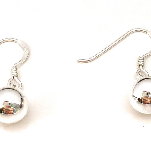 925 Sterling Silver Drop Dangling 8 to 16 Mm Diameter Ball - Etsy