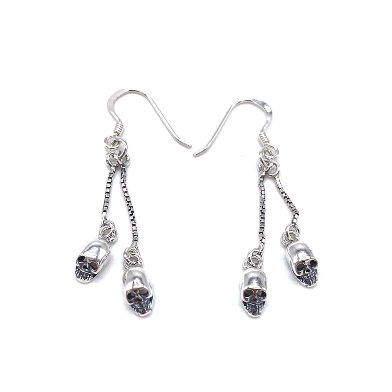 Skull Earrings - Etsy