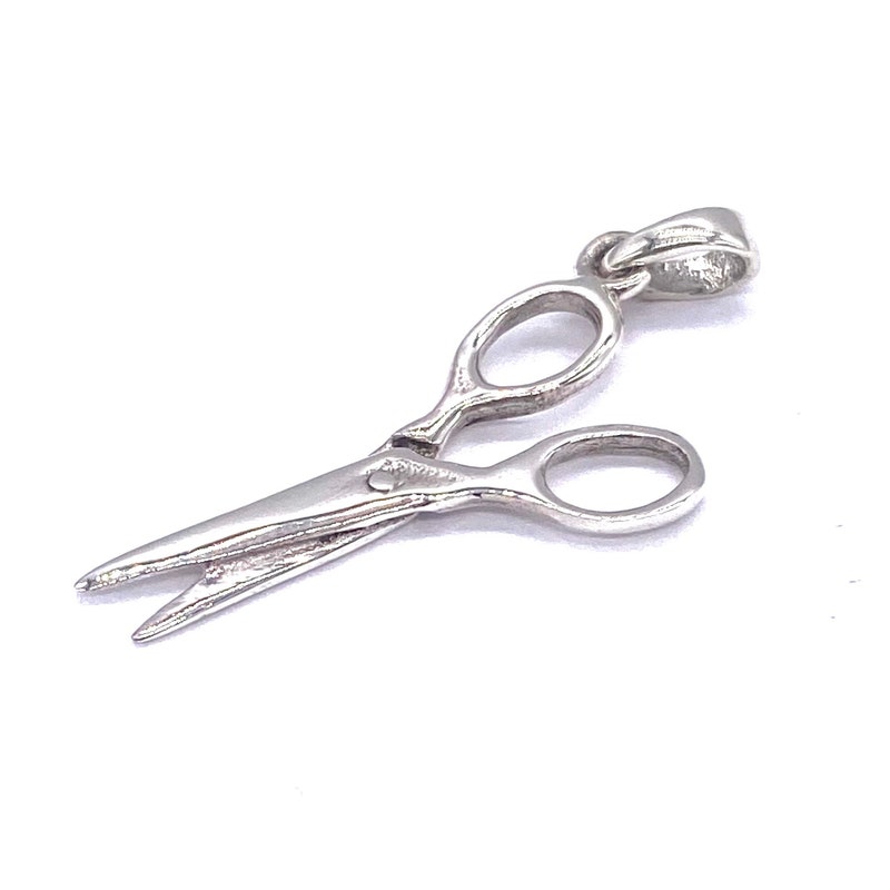 Scissor Charm With Chain - Etsy UK
